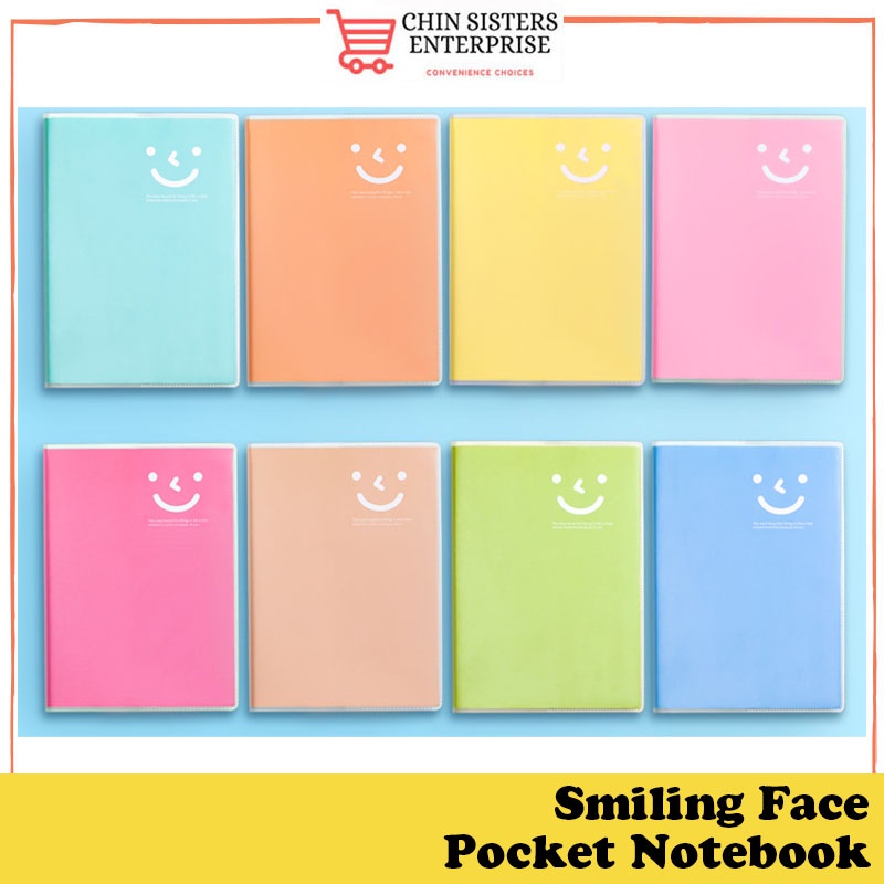 Smiling Face Pocket Notebook Sketchbook Mini Notebook Portable Notepad ...