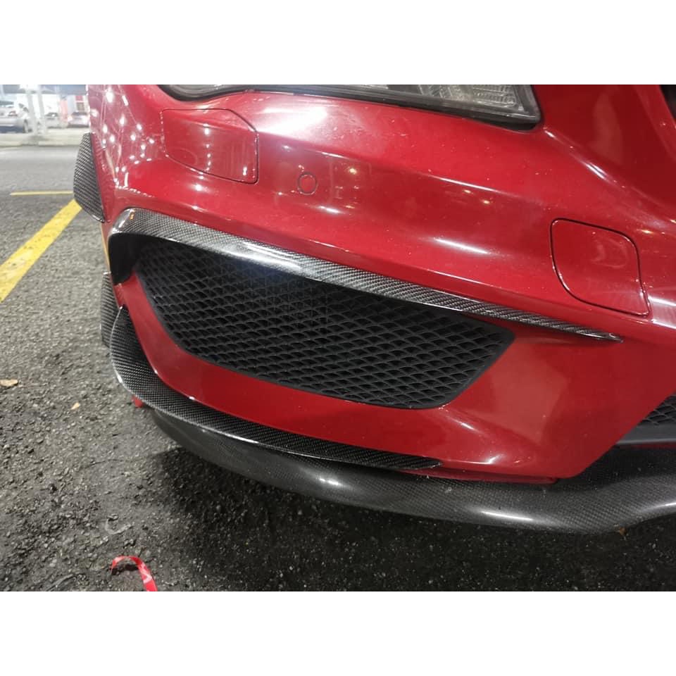 Mercedes Benz W176 A45 AMG Front bumper canard lip diffuser cover ...