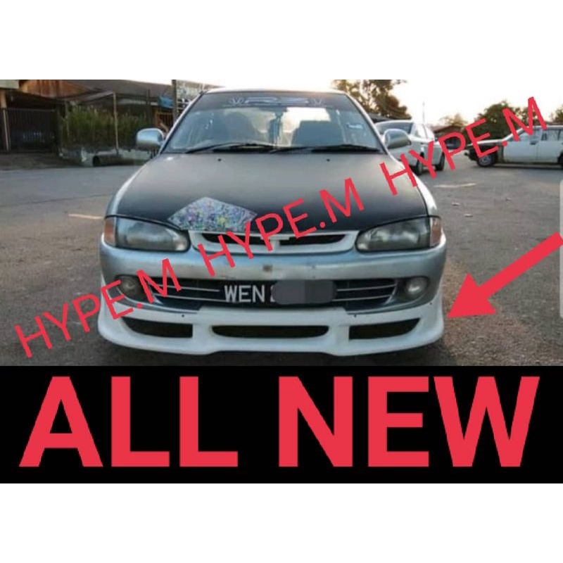 FRP FRONT SKIRT PROTON WIRA C99 BUMPER STANDARD PROTON WIRA SEDAN WIRA ...