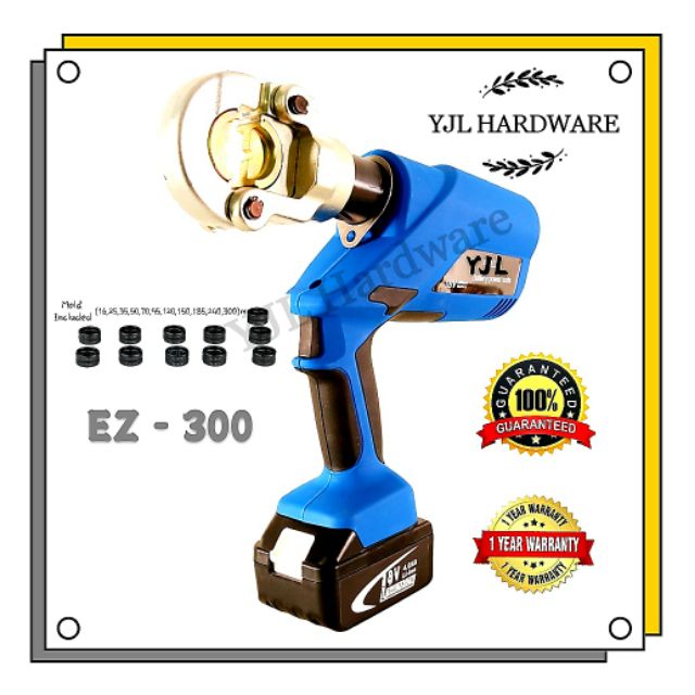 YJL -18V 300mm High Quality Hydraulic Battery powered crimping tool EZ ...