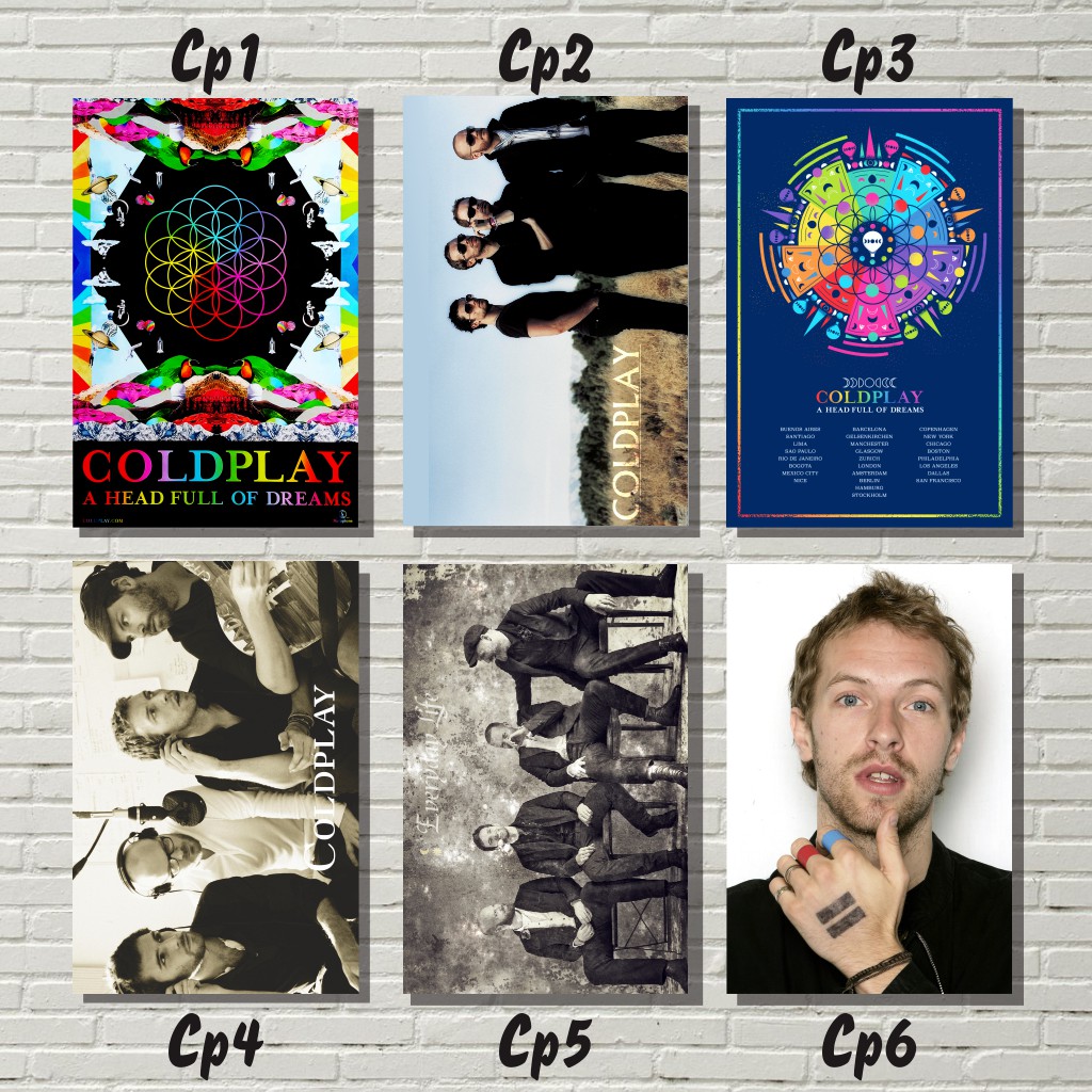 Coldplay Band Poster/Wall Decoration | Shopee Malaysia