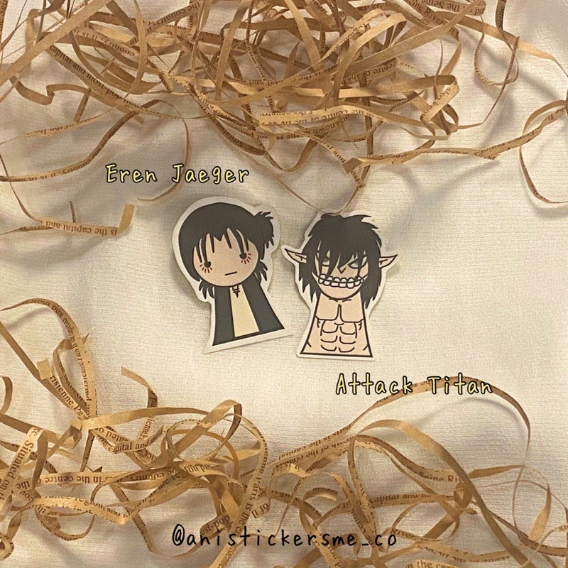 Attack on Titan Stickers [Human + Titan Form Pack] | Shopee Malaysia