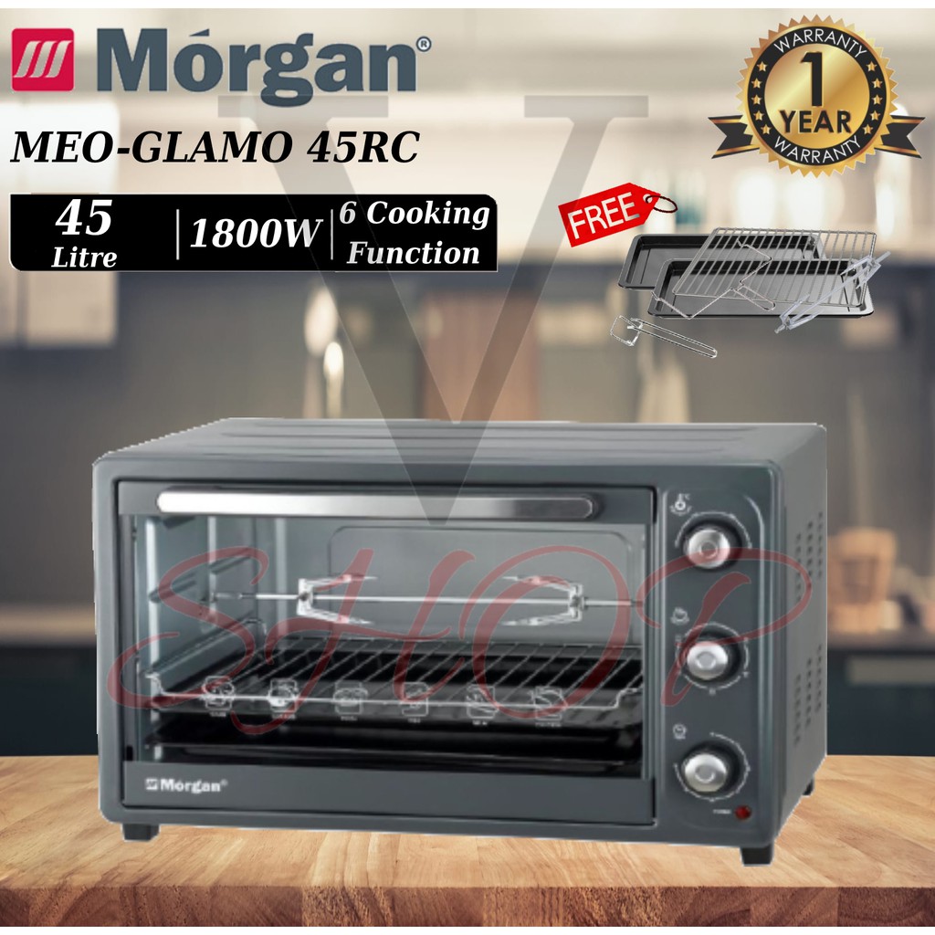 MORGAN 45L ELECTRICAL OVEN WITH ROTISSERIE FUNCTION MEO-GLAMO 45RC ...
