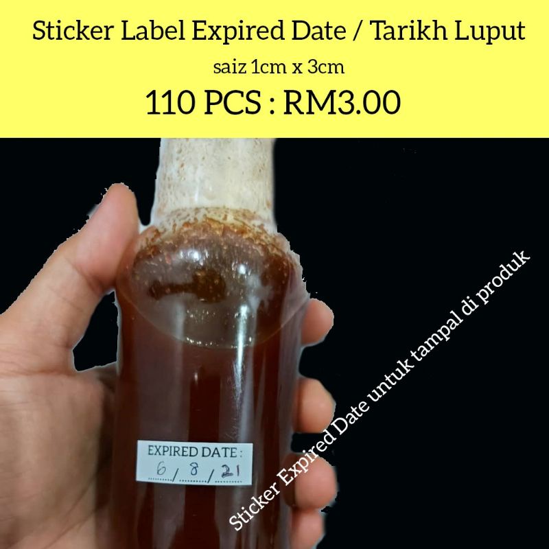 Sticker Expired Date MURAH | Shopee Malaysia