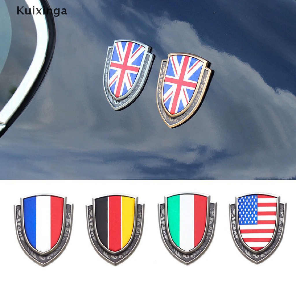 Kuixinga 3D Metal Deutschland Flag Car Trunk Window Emblem Badge Decal ...