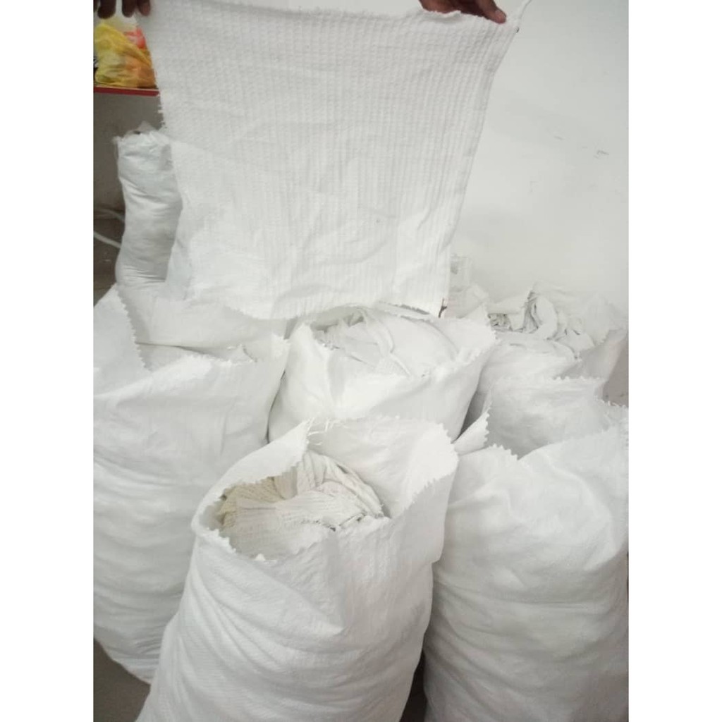LOOSE COTTON RAGS WHITE (KAIN BURUK PUTIH) (10KG) | Shopee Malaysia
