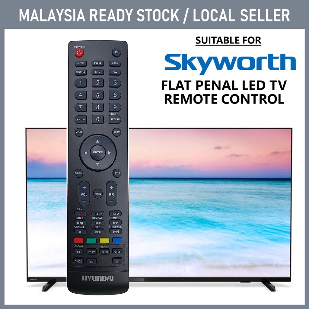 Skyworth Replacement For Skyworth Flat Panel LED TV Remote Control W840 | Shopee Malaysia