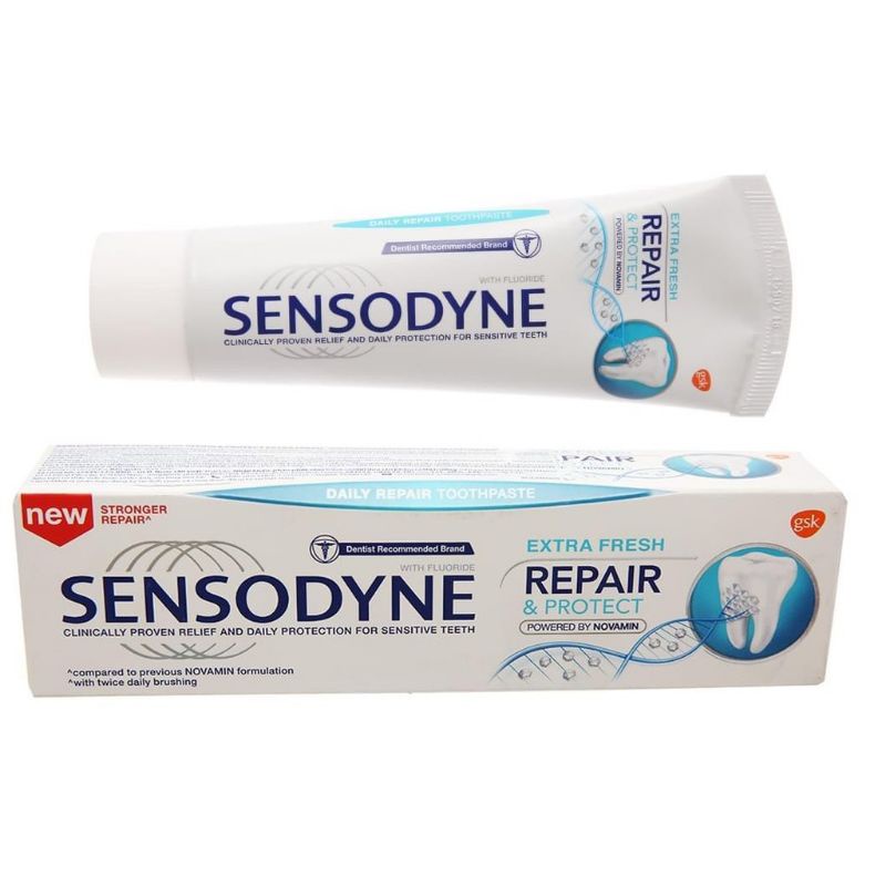 Sensodyne Repair & Protect Extra Fresh Toothpaste (100g) | Shopee Malaysia