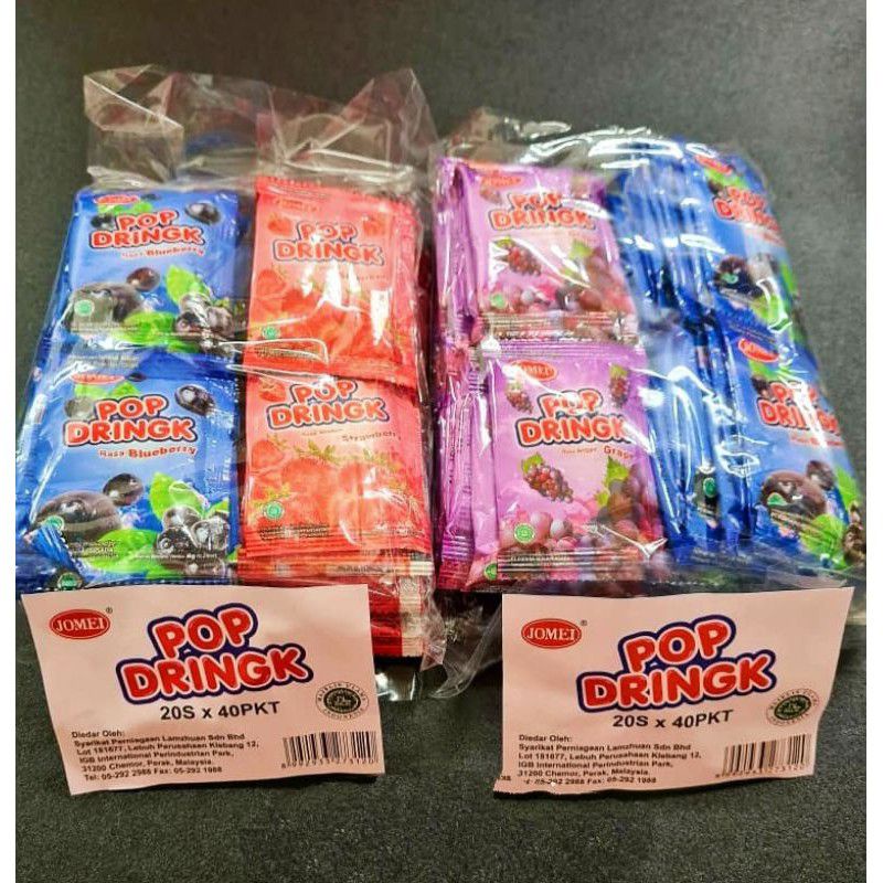 Pop Drink Power / Serbuk Pop Drink Buah Buahan 40pcs | Shopee Malaysia