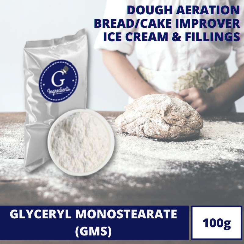 [PREMIUM] Glyceryl Monostearate (GMS) - 100grams [Emulsifier, Anti ...
