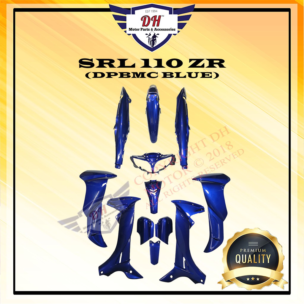 SRL 110 ZR COVER SET YAMAHA LAGENDA ZR (DPBMC BLUE) | Shopee Malaysia