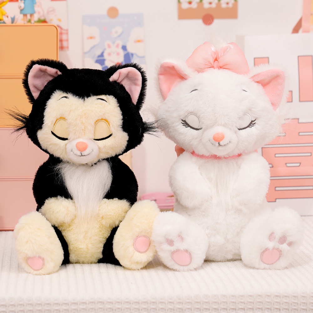 25/42cm Cute Marie Cat Plush Toy Figaro Doll Stuffed Animals White ...