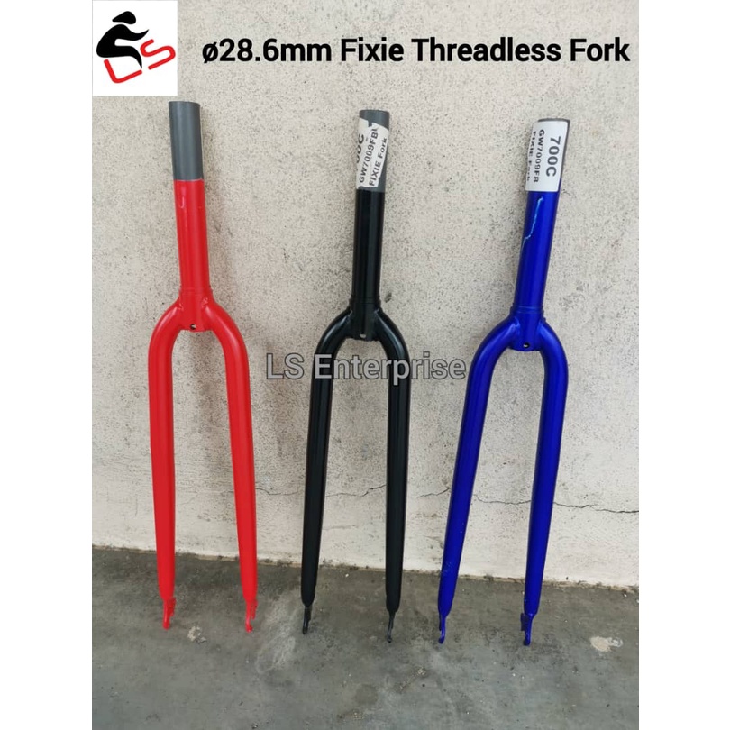 28.6mm Fixie Threadless Fork Speed Udang Basikal Fixie Road Racing ...