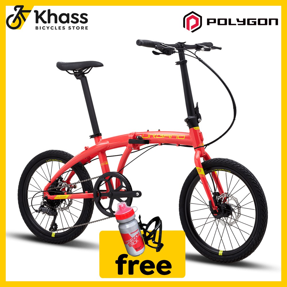 POLYGON URBANO 3 FOLDING BIKE 2022 RED 20 Shopee Malaysia