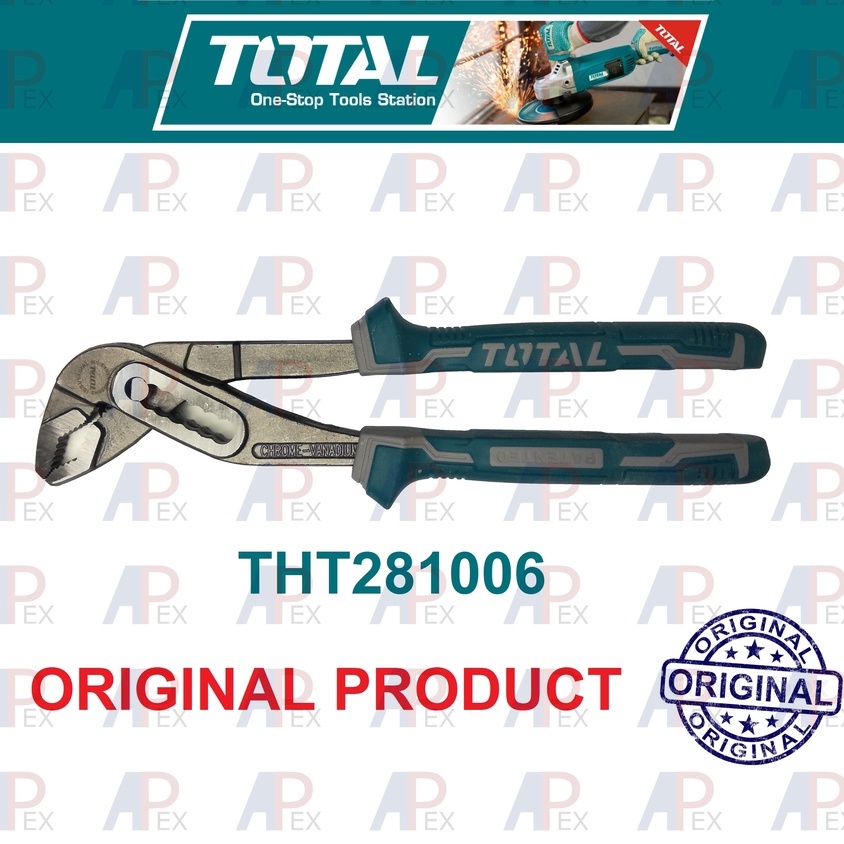 [ORIGINAL] TOTAL TOOLS 10"/250mm Monkey Pliers Pump Pliers THT281006 ...