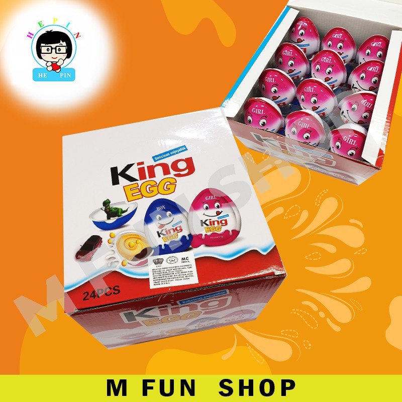 Surprise Egg King Egg Boys & Girls Cartoon Figure Fun Egg Birthday ...