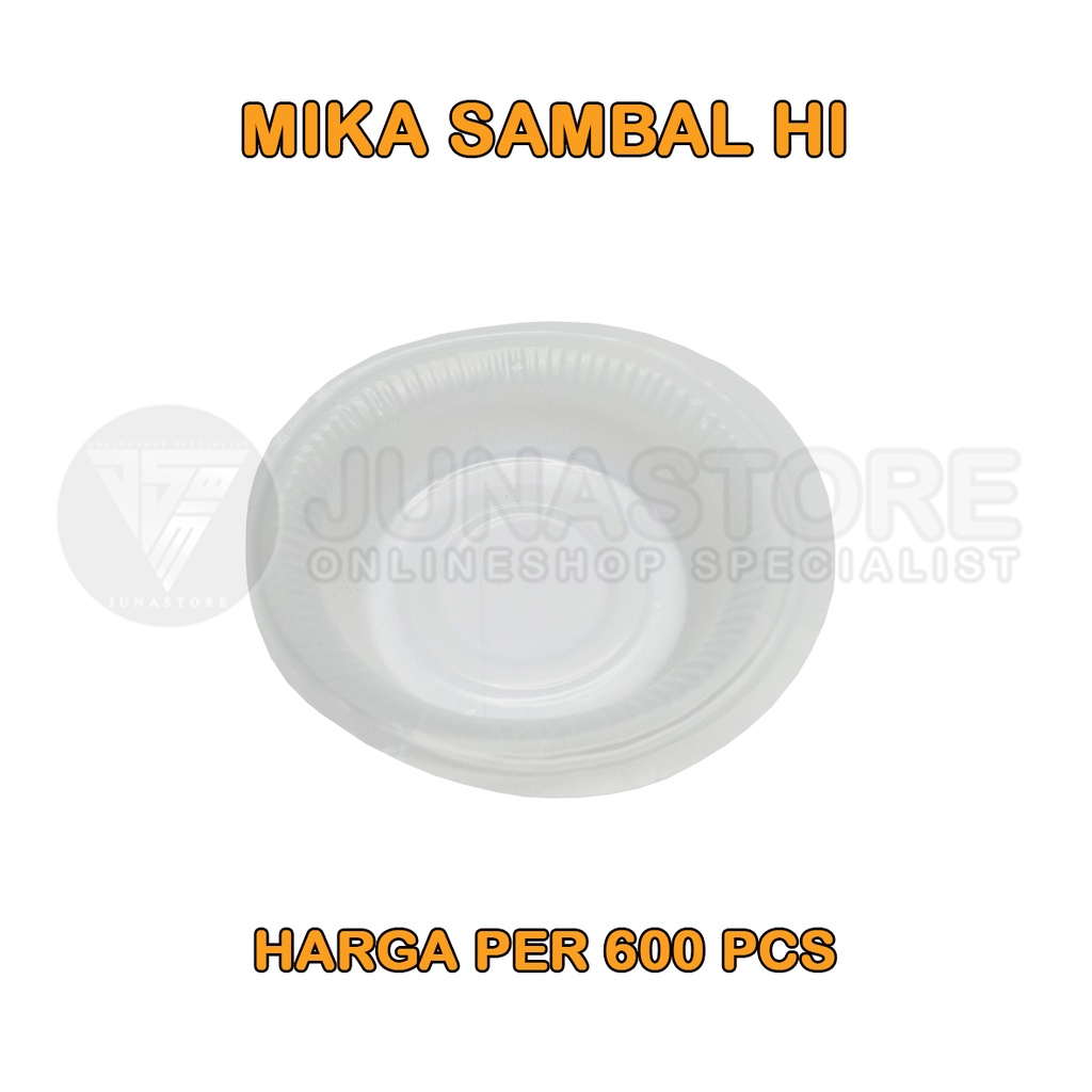 Mika sambal HI/tray sambal HI/Container sambal Soy Sauce (600pcs ...