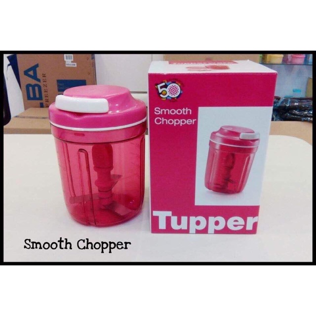 Smooth chopper tupperwaref(merah) | Shopee Malaysia
