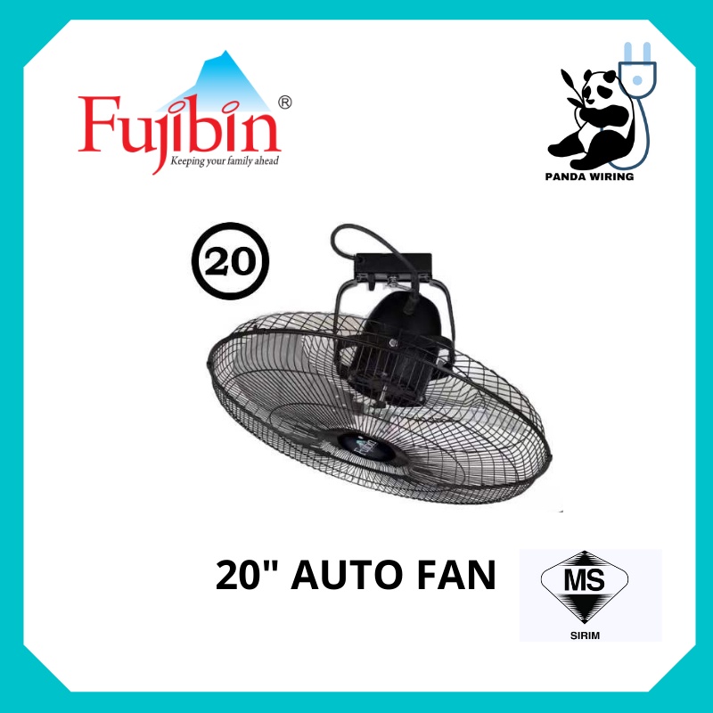 [READY STOCK] Fujibin Industrial Auto Fan 20 inch FBA-20 Powerful 360 ...