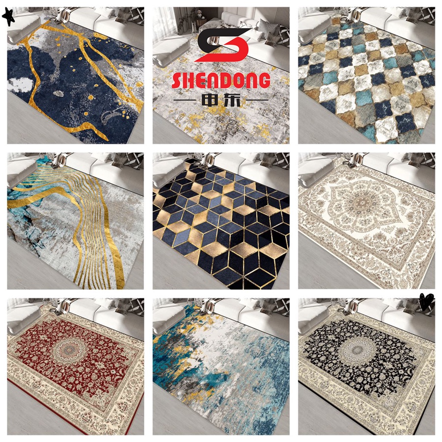 L (180*130cm) Crystal Velvet Carpet 5 D / Floor mat / Rugs/ Carpets ...