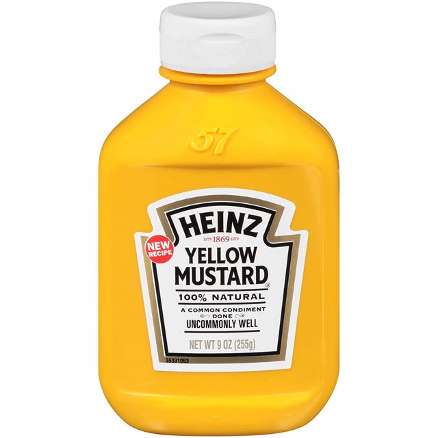 🔥READY STOCK🔥 HEINZ YELLOW MUSTARD 9oz 255g Sauce Dressing | Shopee Malaysia