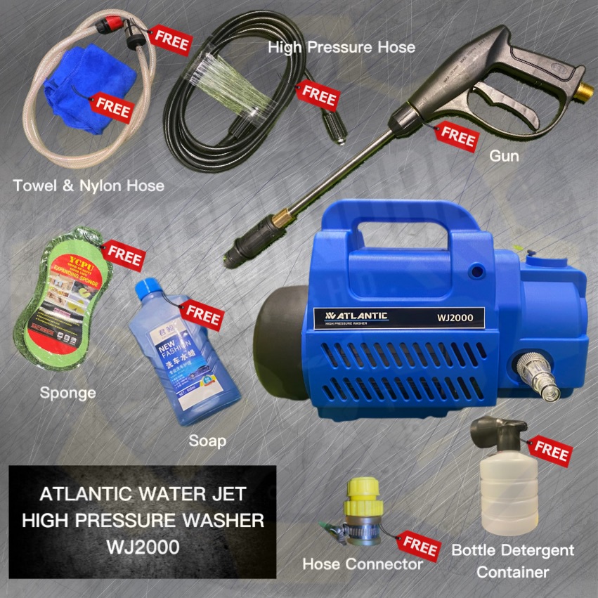 ATLANTIC WJ2000 WATER JET HIGH PRESSURE WASHER | Shopee Malaysia