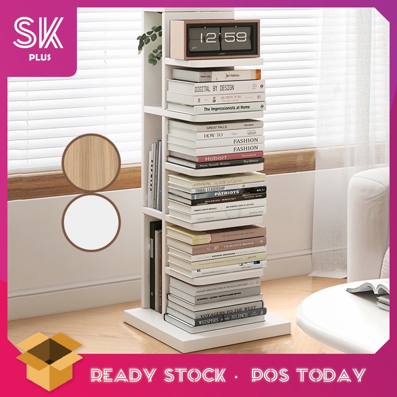 SKPLUS 6 Layers Bookshelf Landing Living Room Rack Decoration Shelf ...