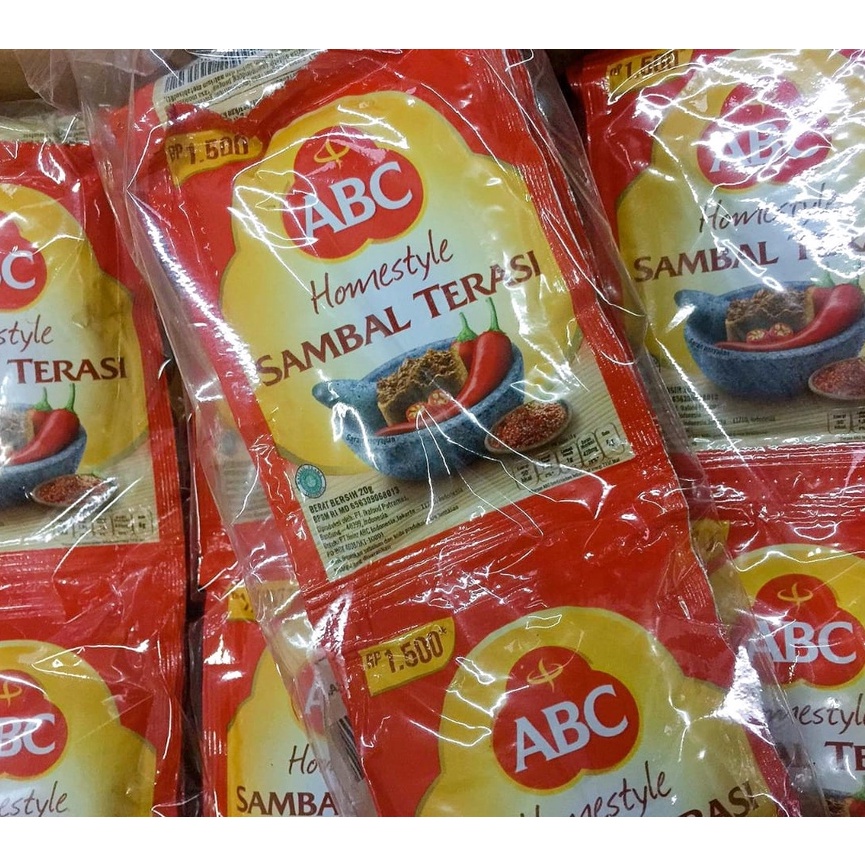ABC Shrimp Paste Sambal - 10 sachets @20 grams | Shopee Malaysia
