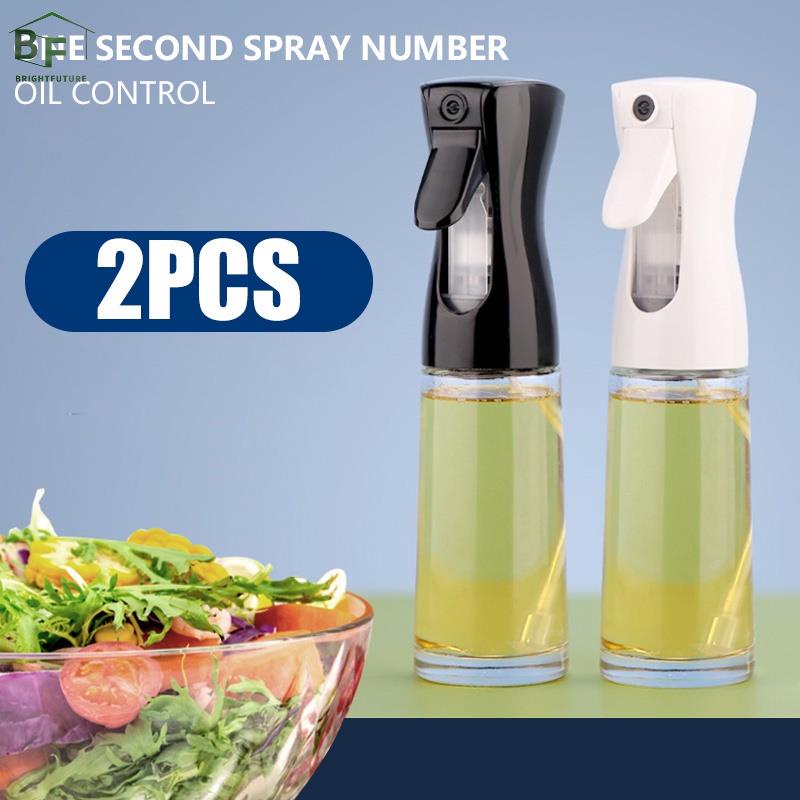 2PCS 300ML Kitchen Oil Bottle Cooking Oil Spray Olive Oil Bottle ...