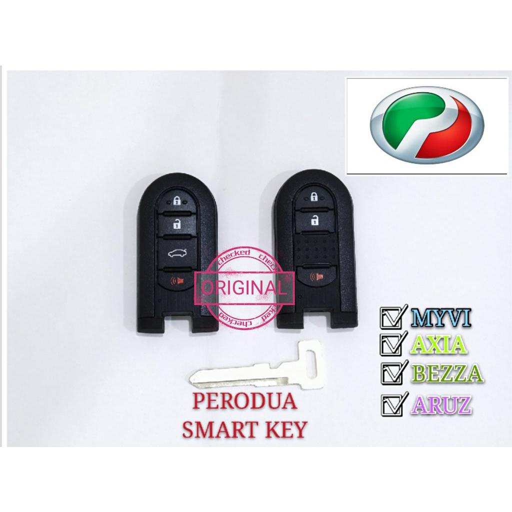 PERODUA SMART KEY CASING 100% ORIGINAL MYVI / BEZZA / ARUZ / AXIA ...