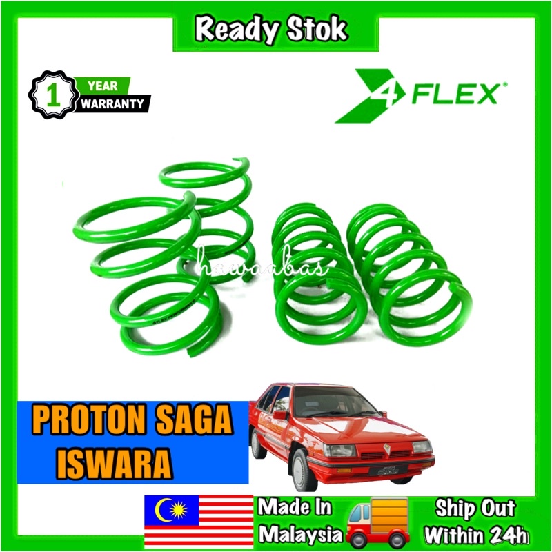 4FLEX SPRING SPORT PROTON SAGA ISWARA FAST POSTAGE | Shopee Malaysia