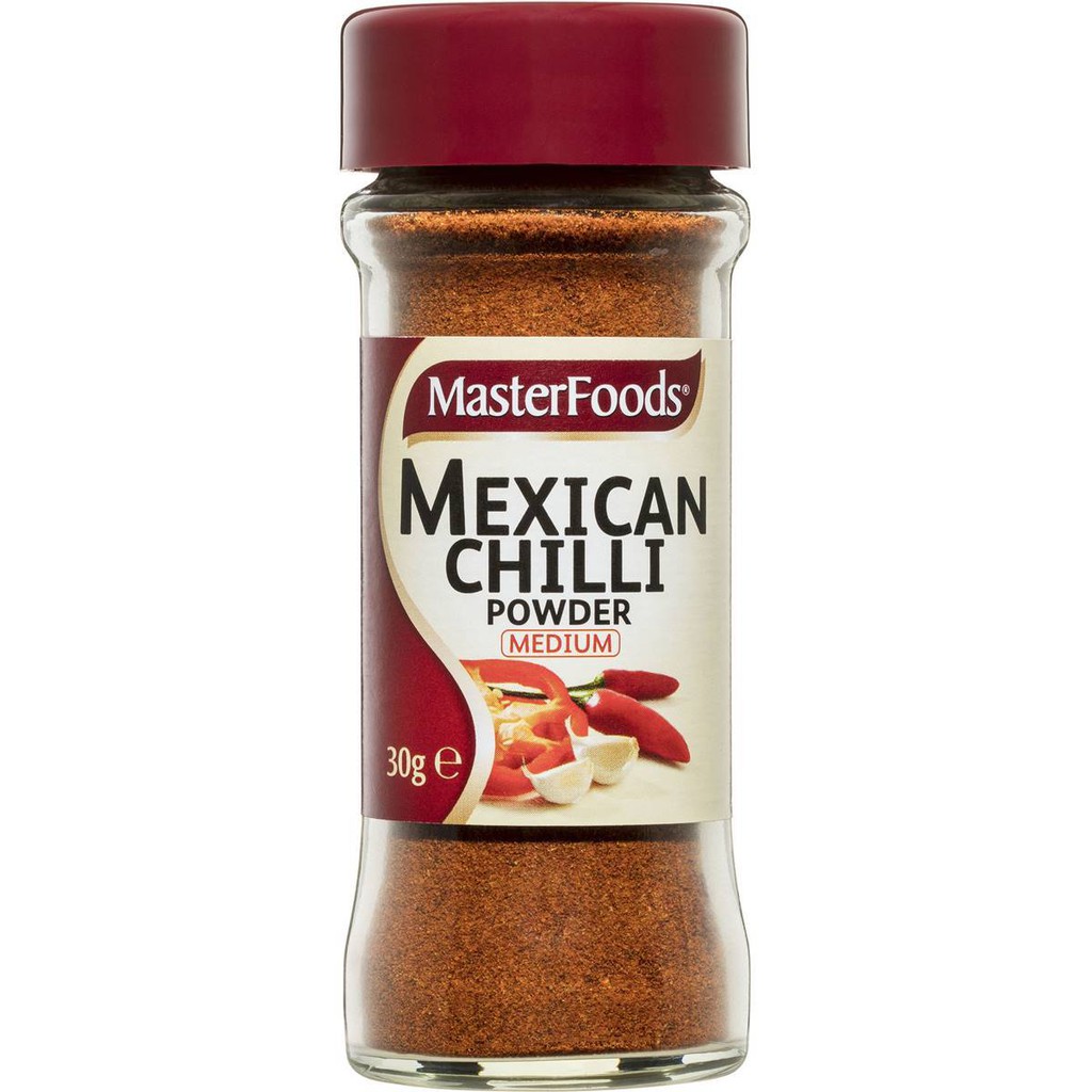 SPICE MasterFoods Mexican Chili Powder Medium 30g RATATOO GROCER ...