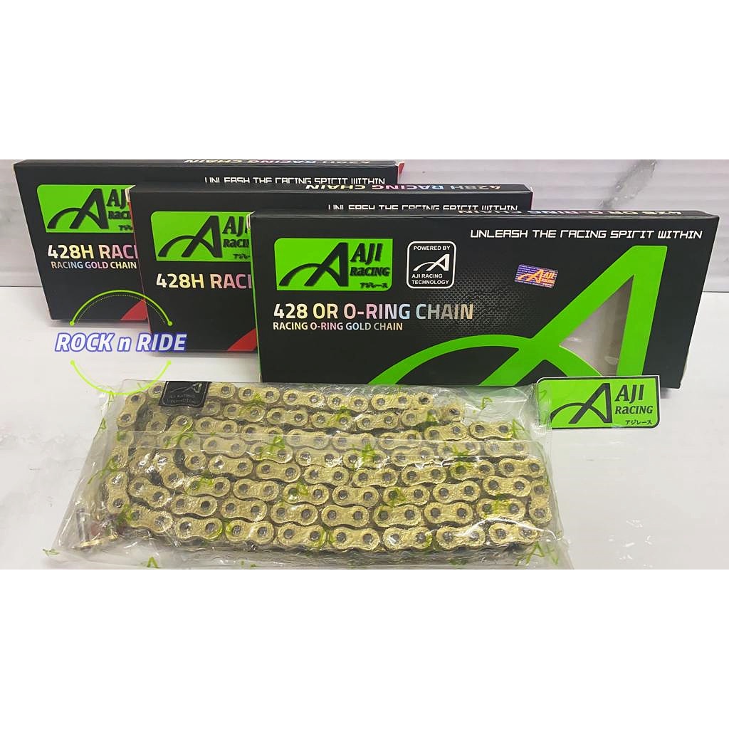 Y15ZR Y15 / LC135/ RS150/ FZ/ RXZ/ CBR AJI RACING 428H GOLD CHAIN / O ...