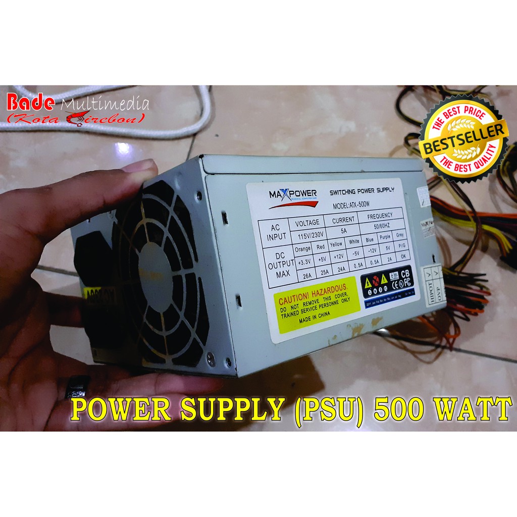 ATX 450-500 Watt PSU Power Supply, Mixed Brand, Warranty | Shopee Malaysia