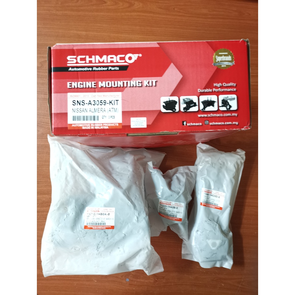 🔥Ready Stock🔥 SCHMACO ENGINE MOUNTING SET NISSAN ALMERA N17L (SNS-A3059-KIT) | Shopee Malaysia