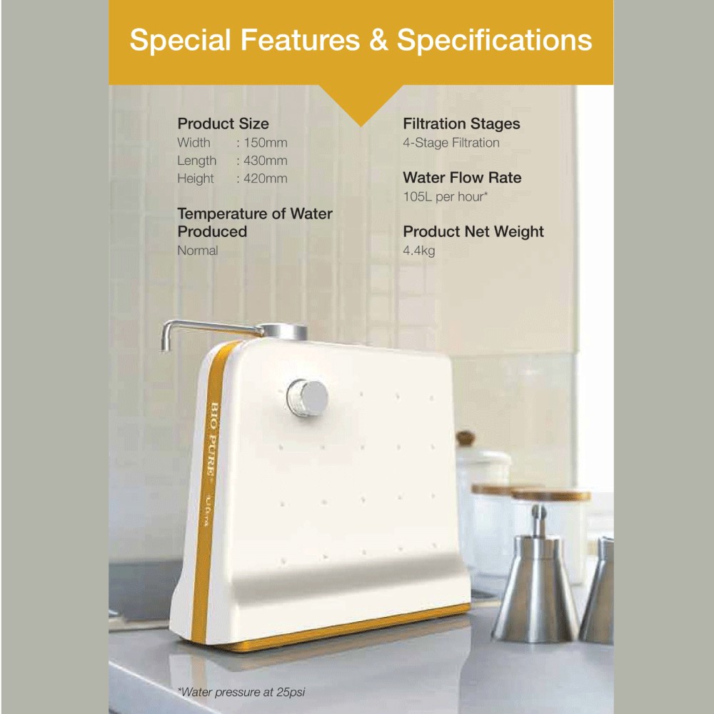 Elken Bio Pure Ultra Water Purifier with Pre-Filter | Shopee Malaysia