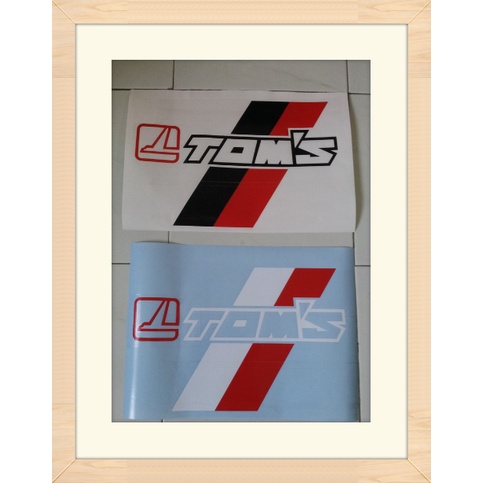 CARS STICKER TOYOTA AE101 AE111 AE92 SEG COROLLA TOMS BUMPER TOM'S ...