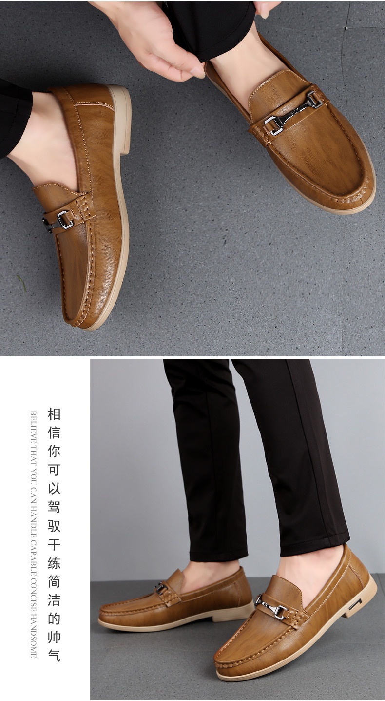 [SCL][3 Colors] Men's Cow Leather Loafers Slip-Ons shoes Casual ...