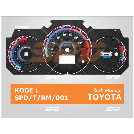 [PRE ORDER] Panel Meter Custom Toyota Rush Manual | Shopee Malaysia