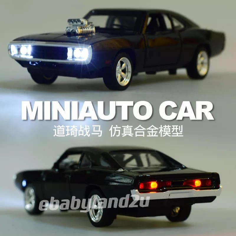 1:32 Pull Back Die Cast Dodge Charger Fast & Furious Alloy Diecast ...