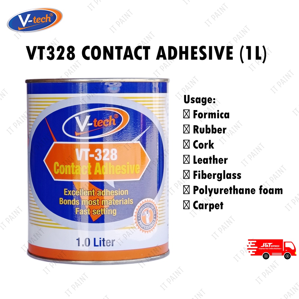 [1 Liter] V-Tech VT-328 Contact Adhesive Formica Glue Laminate Glue ...