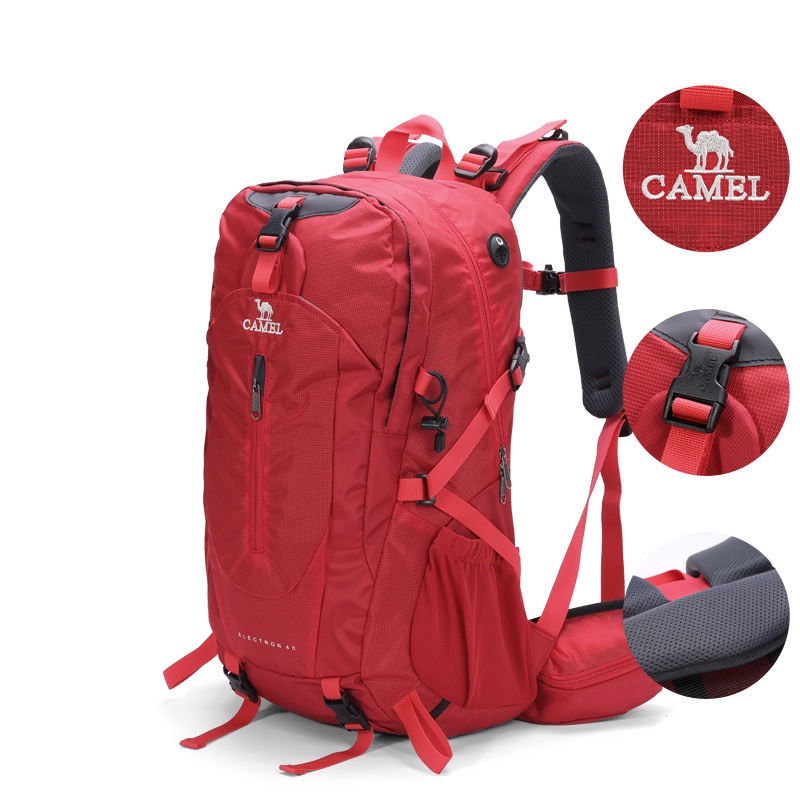 CAMEL backpack has a lot of storage capacity, suitable for traveling ...