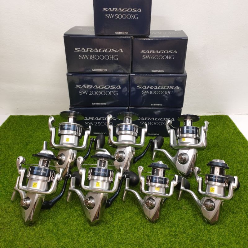 SHIMANO 2020 SARAGOSA SW 5000/6000/8000/10000/14000/18000/20000/25000 | Shopee Malaysia