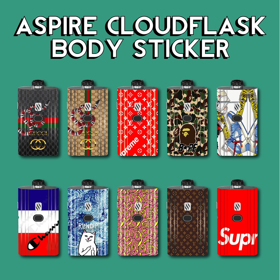 ASPIRE CLOUDFLASK FULL BODY STICKER | Shopee Malaysia