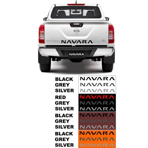 Nissan Navara Tailgate Sticker Design | Shopee Malaysia