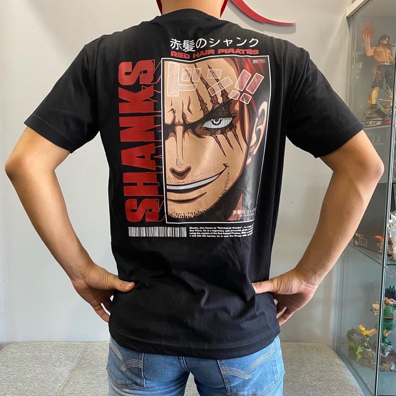 Tshirt Red Shanks One Piece Limited Edition | Shopee Malaysia