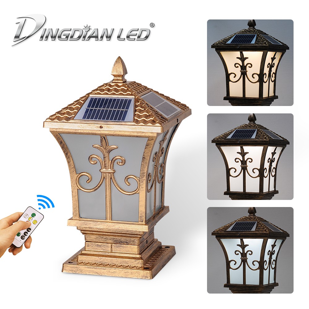 DingDian LED Garden Light Outdoor Lighting 3 Color 10W Courtyard Pillar ...