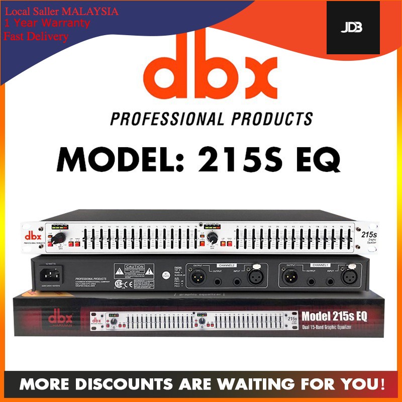 dbx 215 Dual Channel 15band Equalizer | Shopee Malaysia