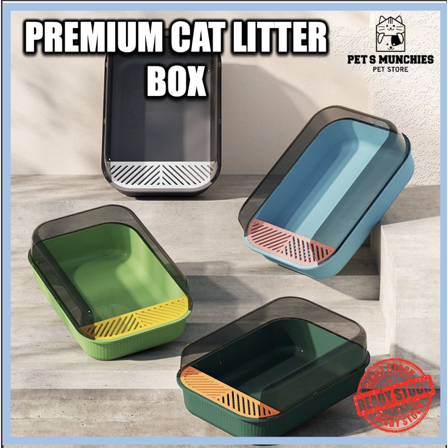 Large Cat Litter Box Bekas Pasir Kucing Besar Cat Toilet Kucing Cat ...