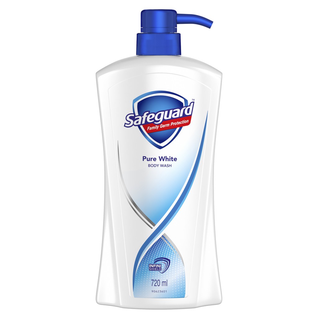 EXP: 03/09/2024 (720ML) SAFEGUARD PURE WHITE BODY WASH FAMILY GERM ...